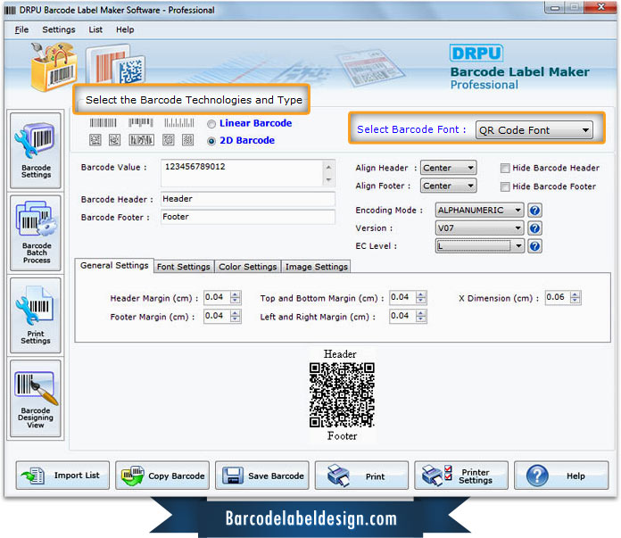 Barcode Label Design Software – Professional to generate barcode tags
